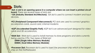 Introduction motherboard | PPT | Operating Systems | Computer Software ...