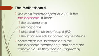 Introduction motherboard | PPT | Operating Systems | Computer Software ...