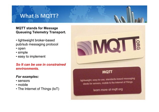 Introduction MQTT in English | PPT