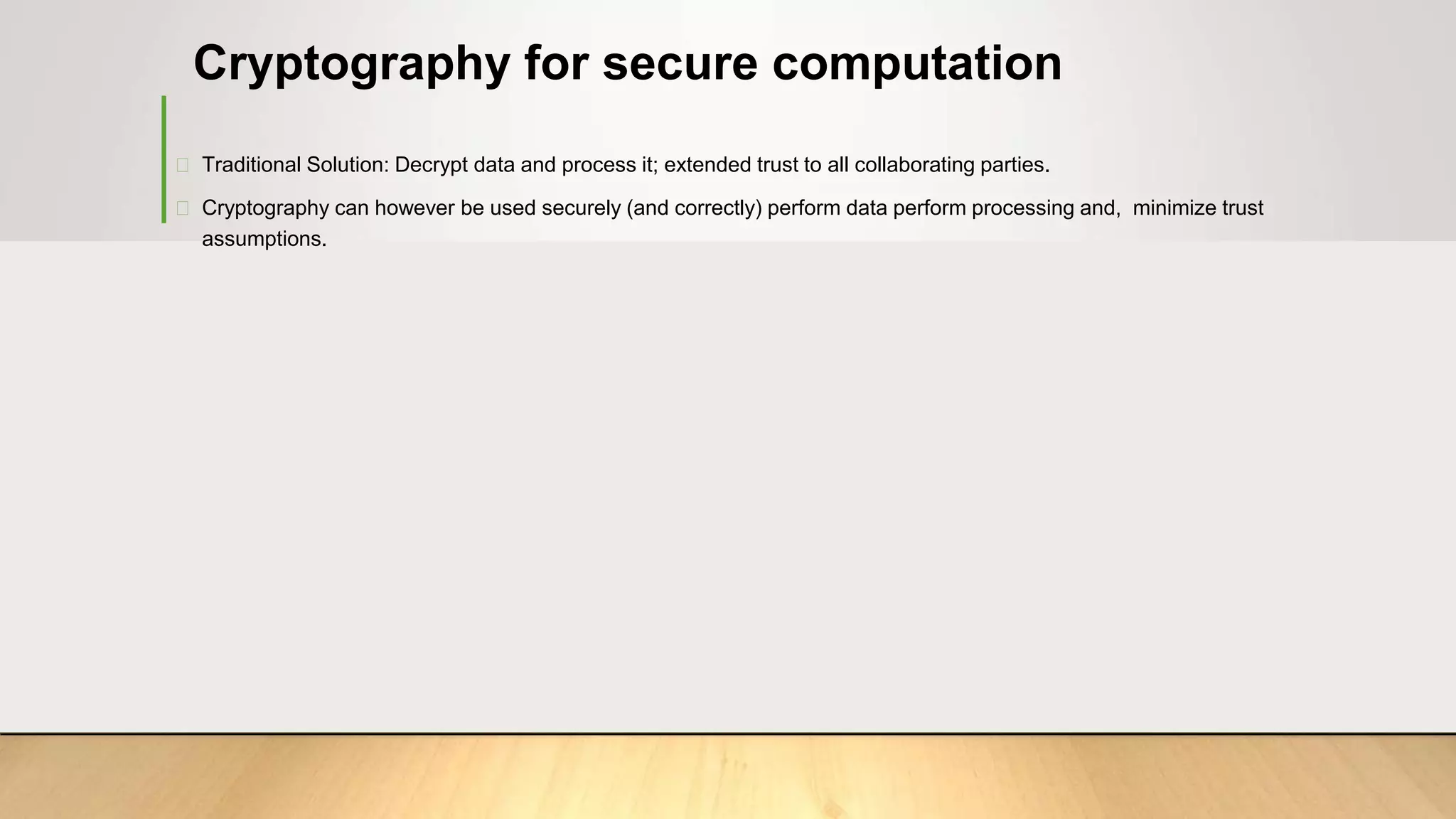 Introduction multiparty computation | PPT Introduction multiparty computation | PPT