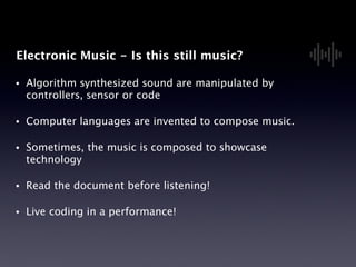 Introduction musictech | PPT