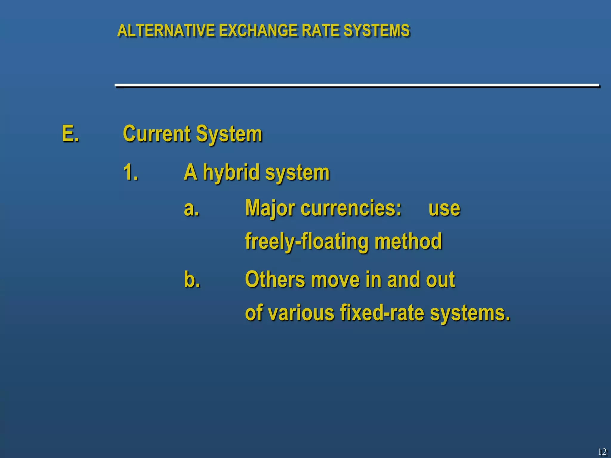 International Monetary System | PPT
