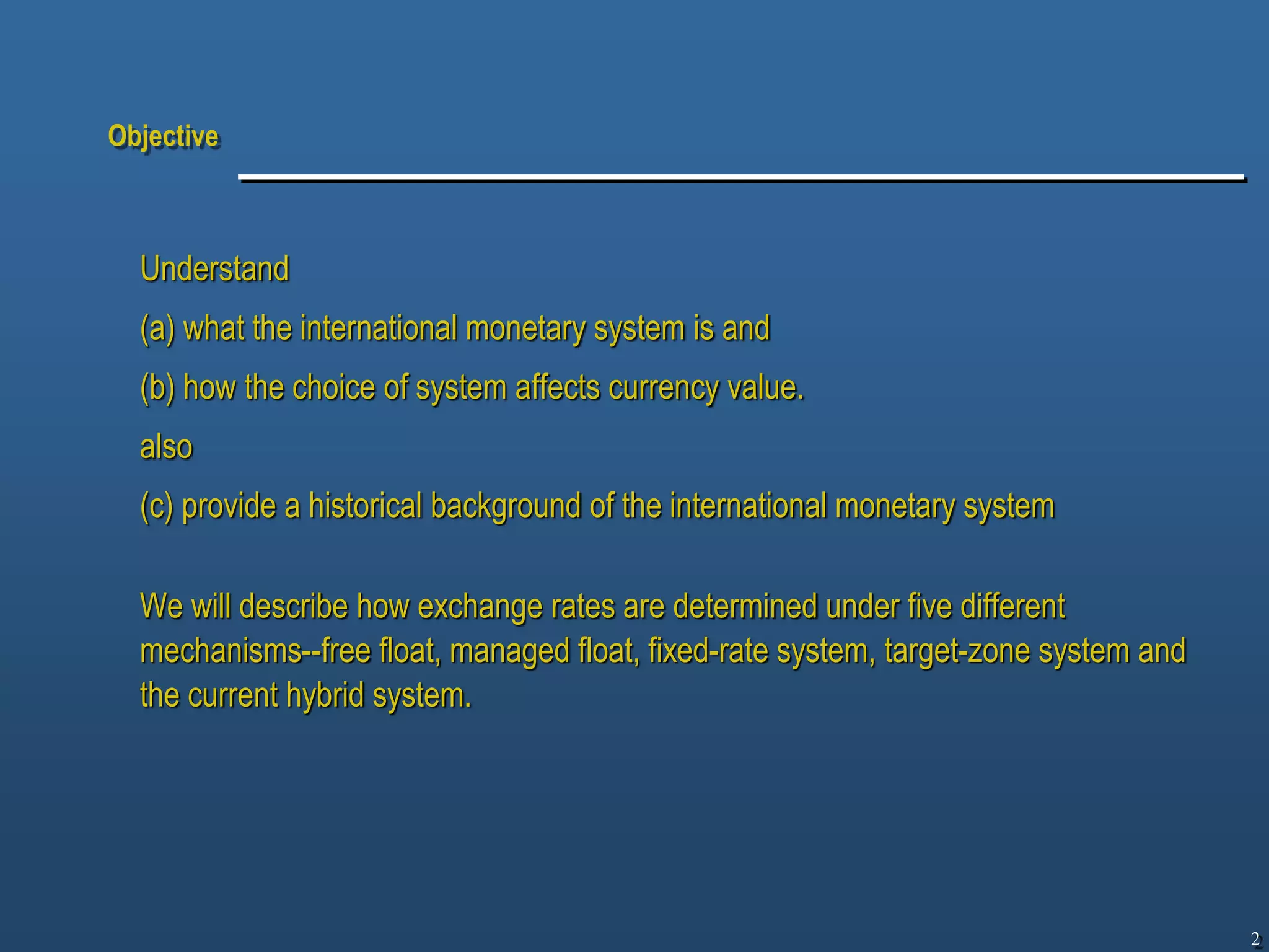 International Monetary System | PPT