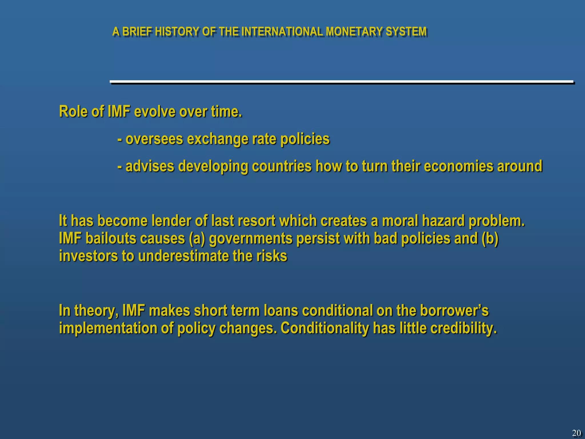 International Monetary System | PPT
