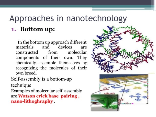 Basic introduction about nanotechnology, bionanotechnology | PDF