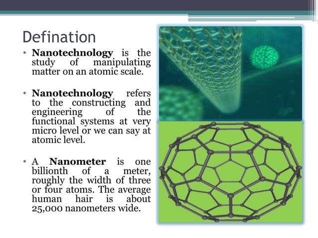 Basic introduction about nanotechnology, bionanotechnology | PDF