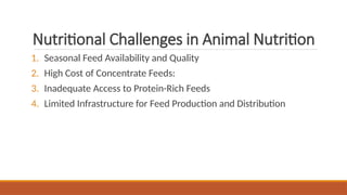 Applied Animal nutrition Introduction Yr | PPTX