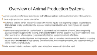 Applied Animal nutrition Introduction Yr | PPTX