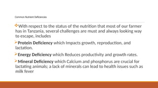 Applied Animal nutrition Introduction Yr | PPTX