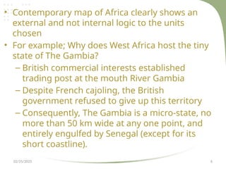 African colonial inheritance during and after the scramble for africa ...