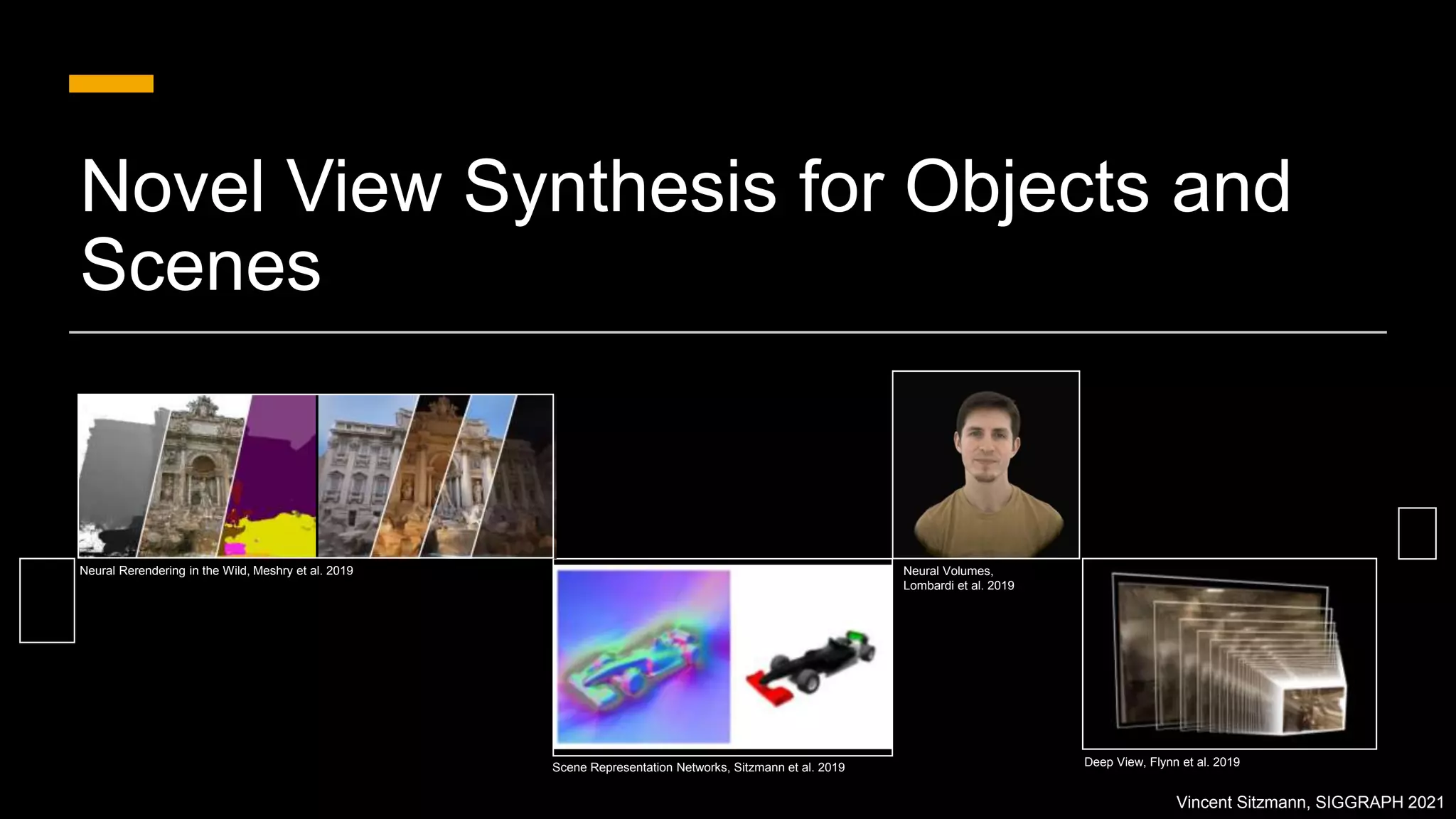 Neural Scene Representation & Rendering: Introduction to Novel View Synthesis | PPTX | 3-D ...