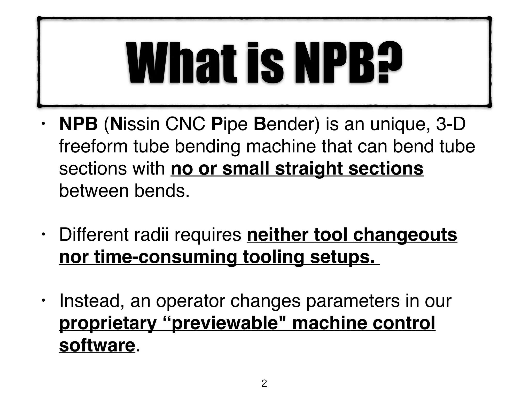 Introduction to NISSIN CNC 3D Freeform Tube Bender, NPB Series | PDF