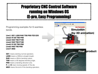Introduction to NISSIN CNC 3D Freeform Tube Bender, NPB Series | PDF