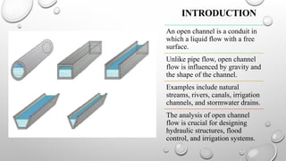 Introduction to open channel flow in detail | PPTX