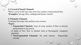 Introduction to open channel flow in detail | PPTX