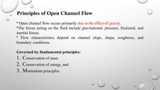 Introduction to open channel flow in detail | PPTX