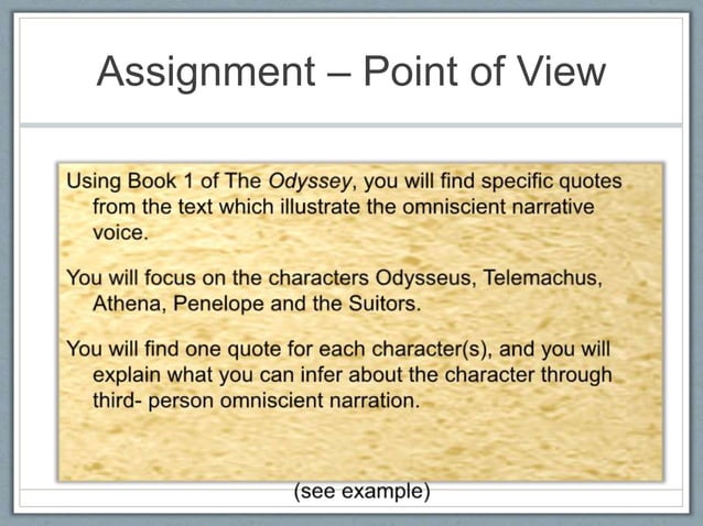 Introduction odyssey | PPT