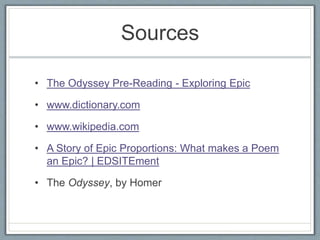 Introduction odyssey | PPT