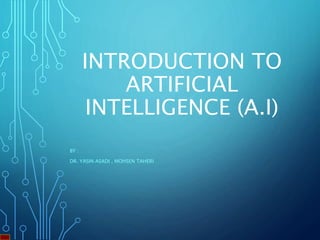 Introduction To A.I | PPT