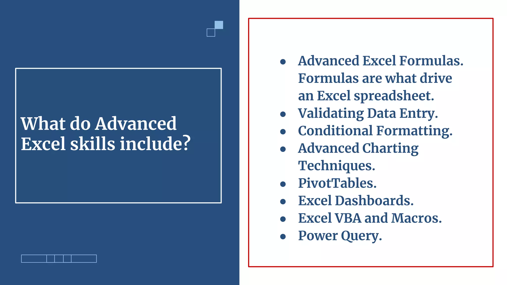 Introduction of Advance Excel | PPTX