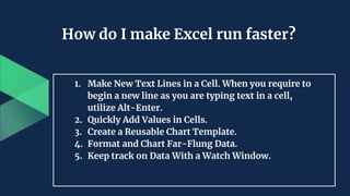 Introduction of Advance Excel | PPTX