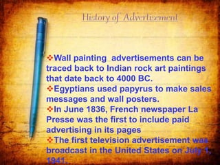 Introduction of advertising | PPTX