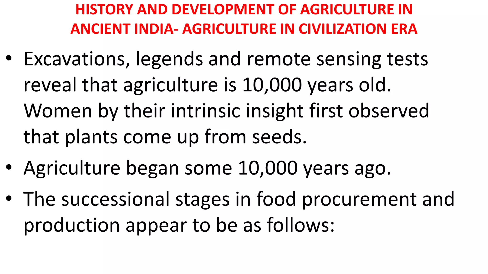 Introduction of agriculture | PPTX
