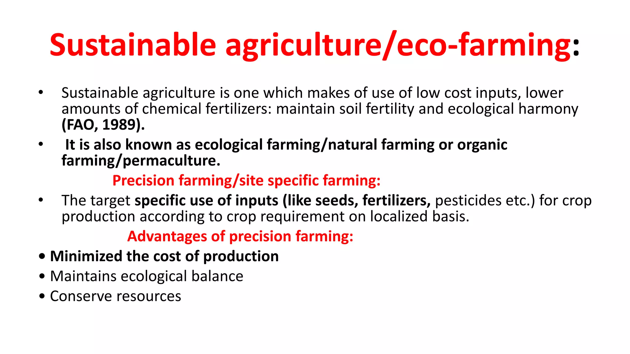 Introduction of agriculture | PPTX