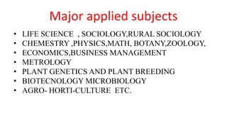 Introduction of agriculture | PPTX