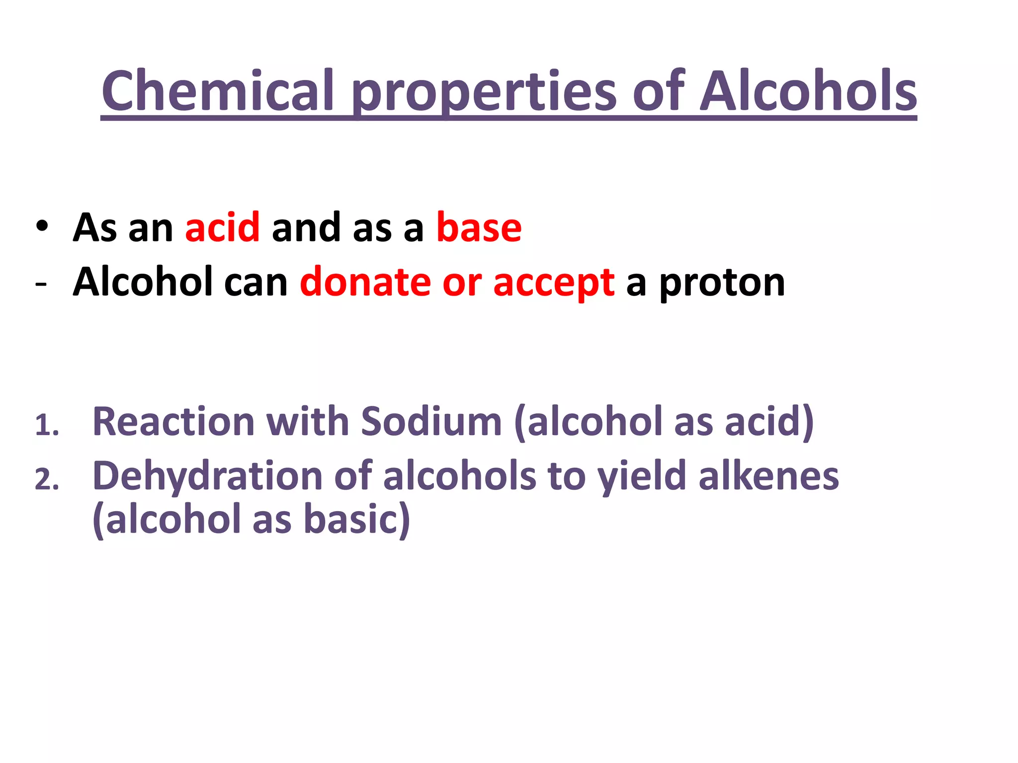 Introduction of alcohol | PPTX