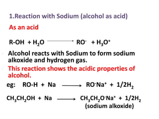 Introduction of alcohol | PPTX