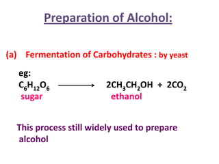 Introduction of alcohol | PPTX