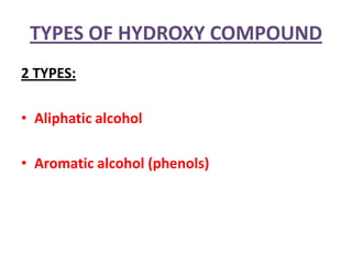 Introduction of alcohol | PPTX
