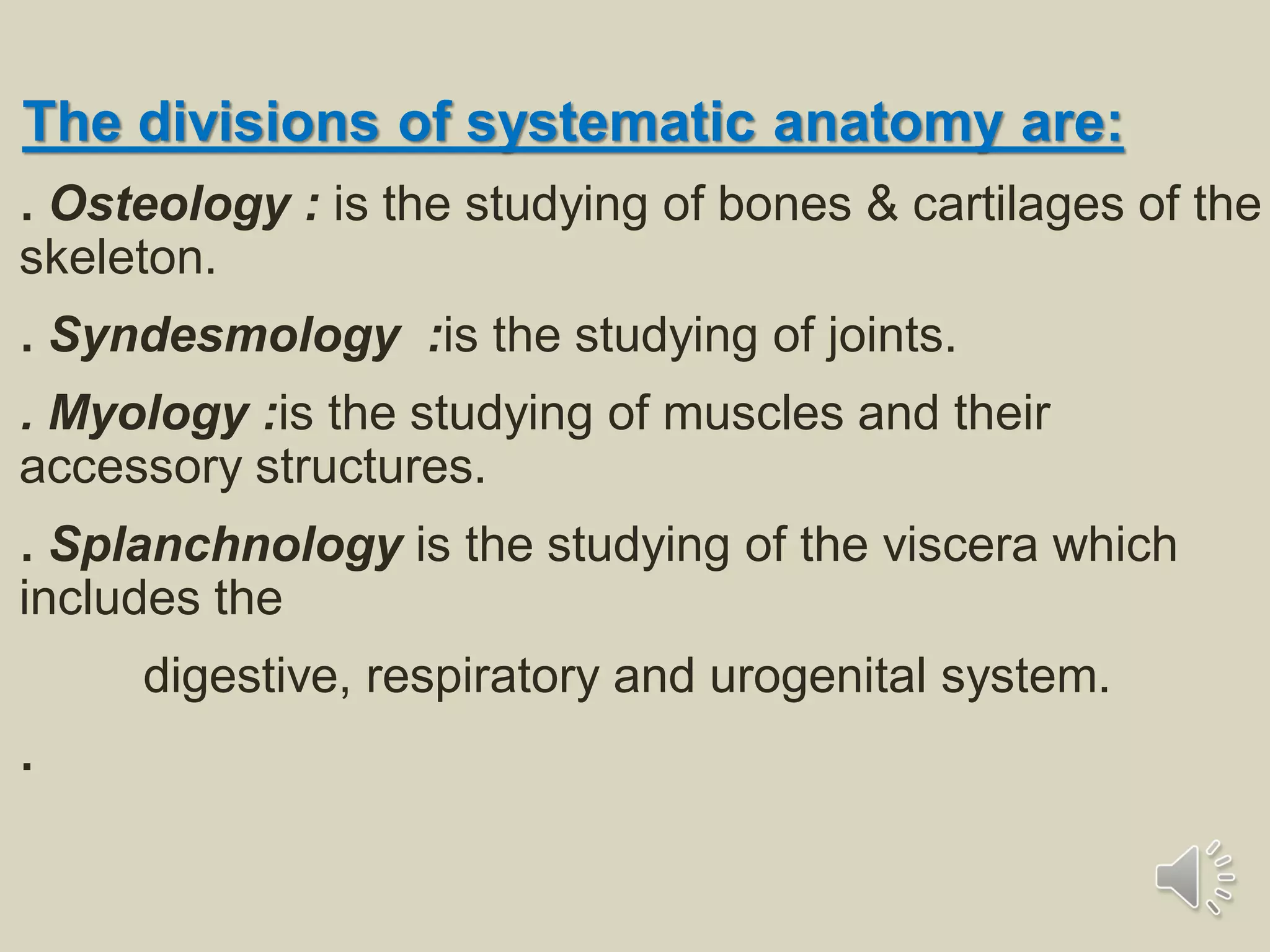 Introduction to anatomy | PPT