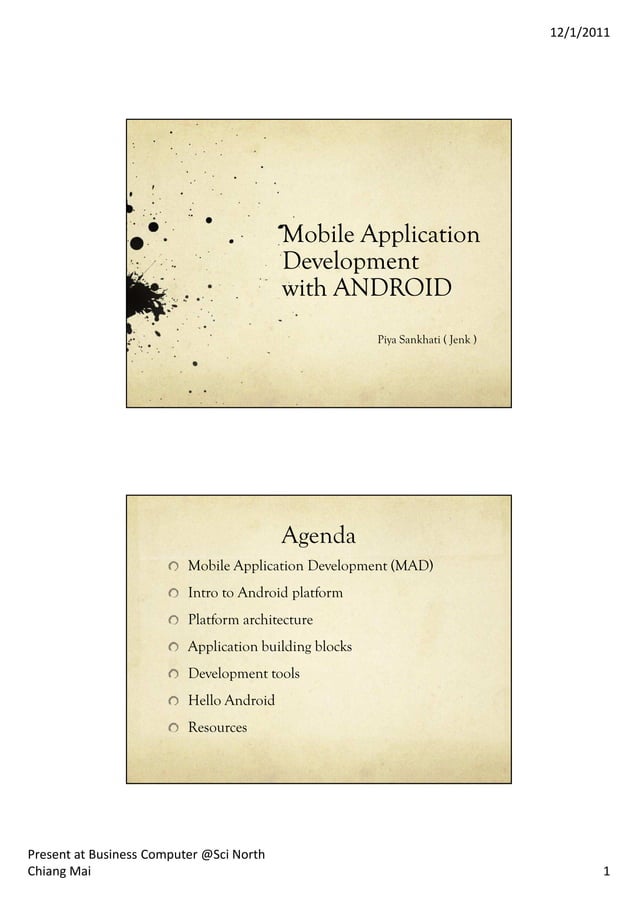 Introduction of android | PDF