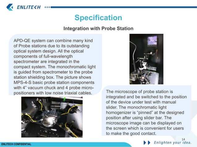 Introduction of Advanced PhotoDetector - Quantum Efficiency System(APD ...