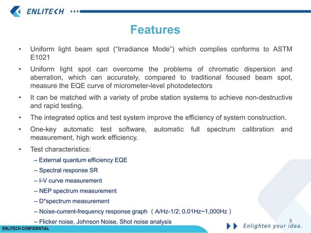 Introduction of Advanced PhotoDetector - Quantum Efficiency System(APD ...