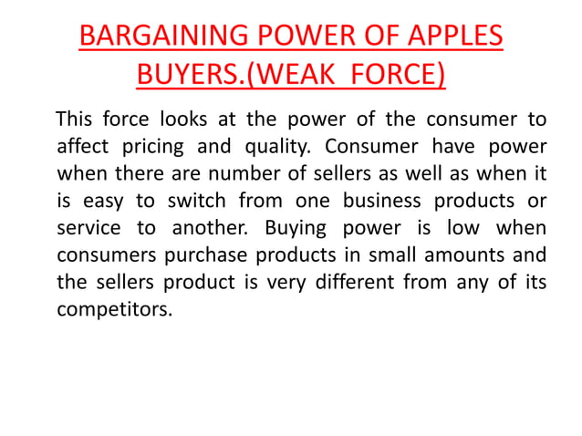 porters five force model with respect to apple inc | PPTX | Tablets and ...