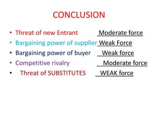 porters five force model with respect to apple inc | PPTX
