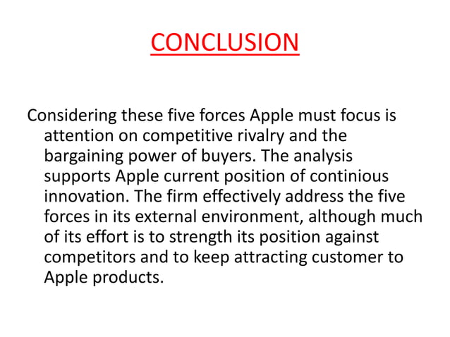 porters five force model with respect to apple inc | PPTX | Tablets and ...