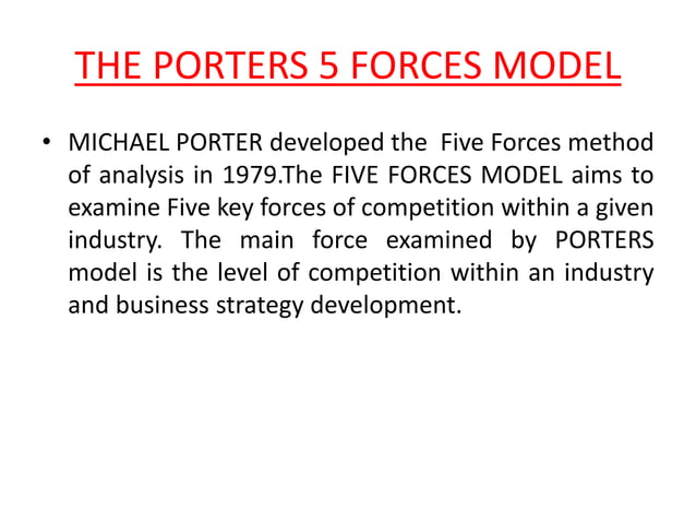 porters five force model with respect to apple inc | PPTX | Tablets and ...