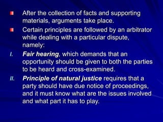 Introduction of arbitration and its importance | PPT