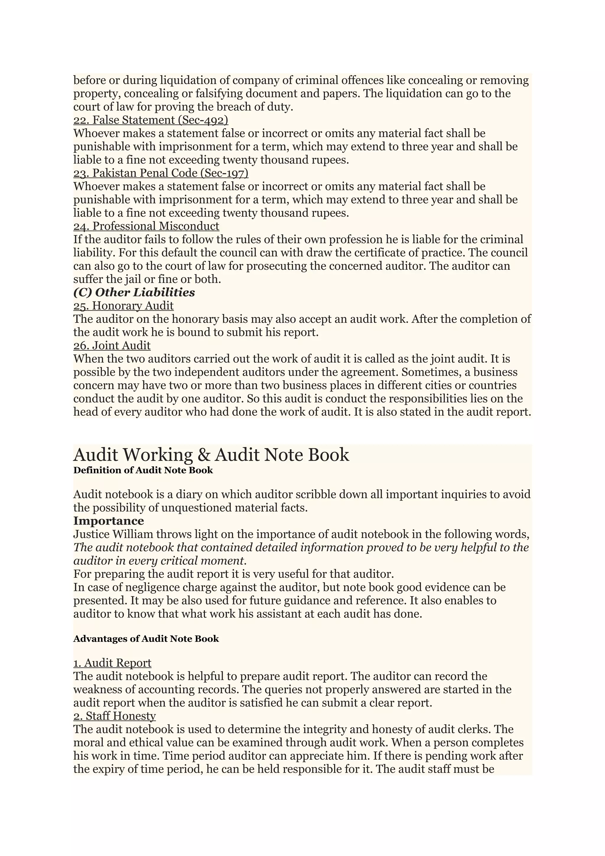 Introduction of auditing | DOC