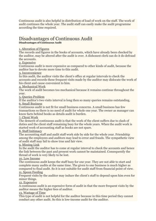 Introduction of auditing | DOC