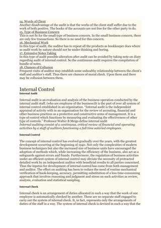 Introduction of auditing | DOC