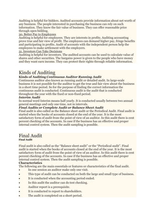 Introduction of auditing | DOC