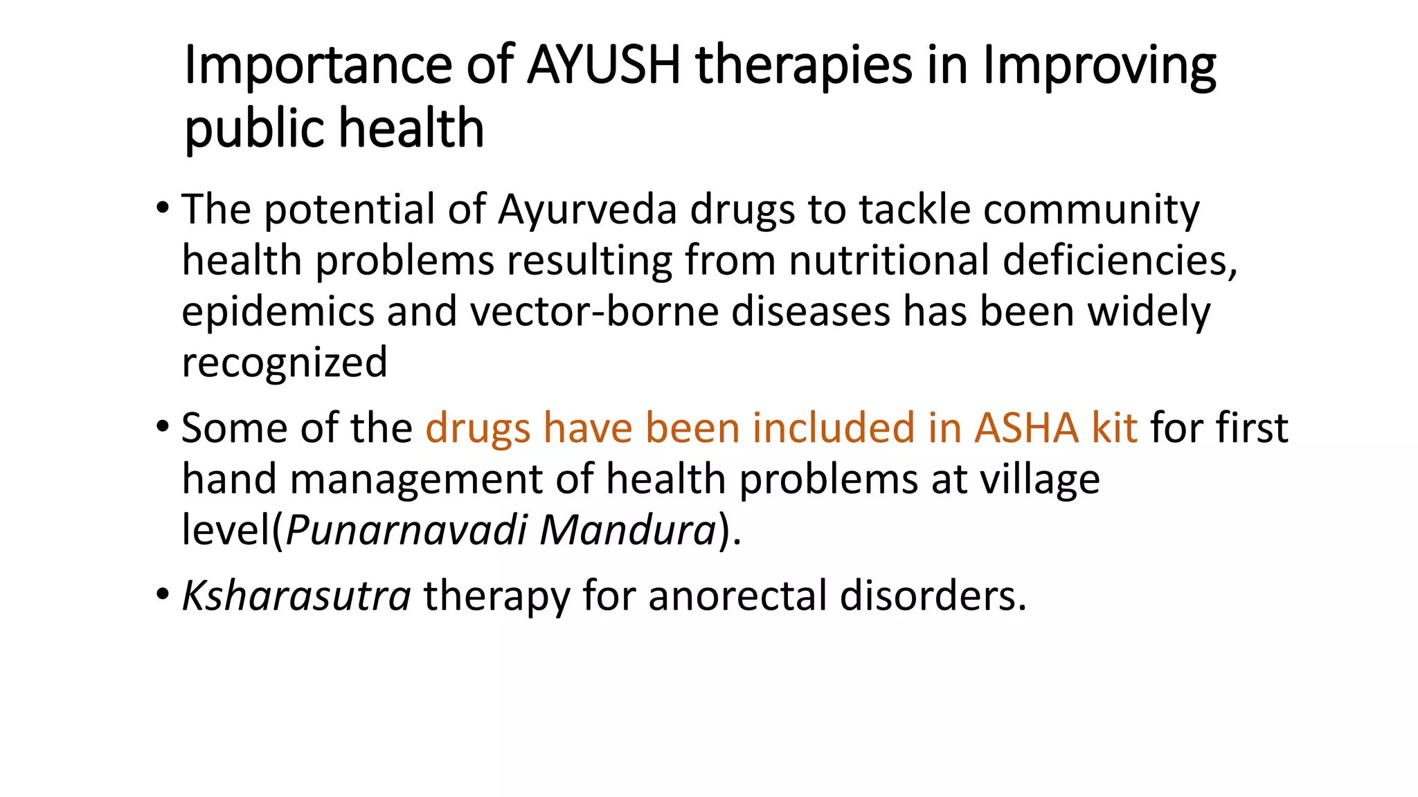 Introduction of ayush | PPTX