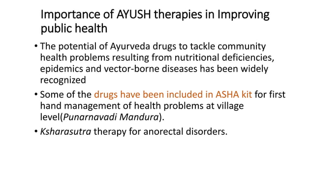 Introduction of ayush | PPTX | Alternative Medicine | Wellness
