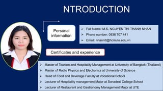 Introduction of banquet and catering management subject 2021 | PDF