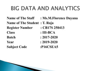 Introduction of big data unit 1 | PPT